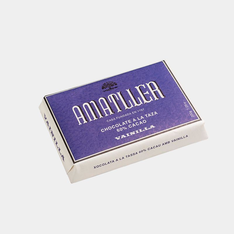Amatller Drinking Chocolate 60% with vanilla 200g | Simón Coll