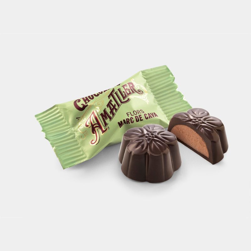Marc de Cava Amatller Flower Pralines 72g | Simón Coll
