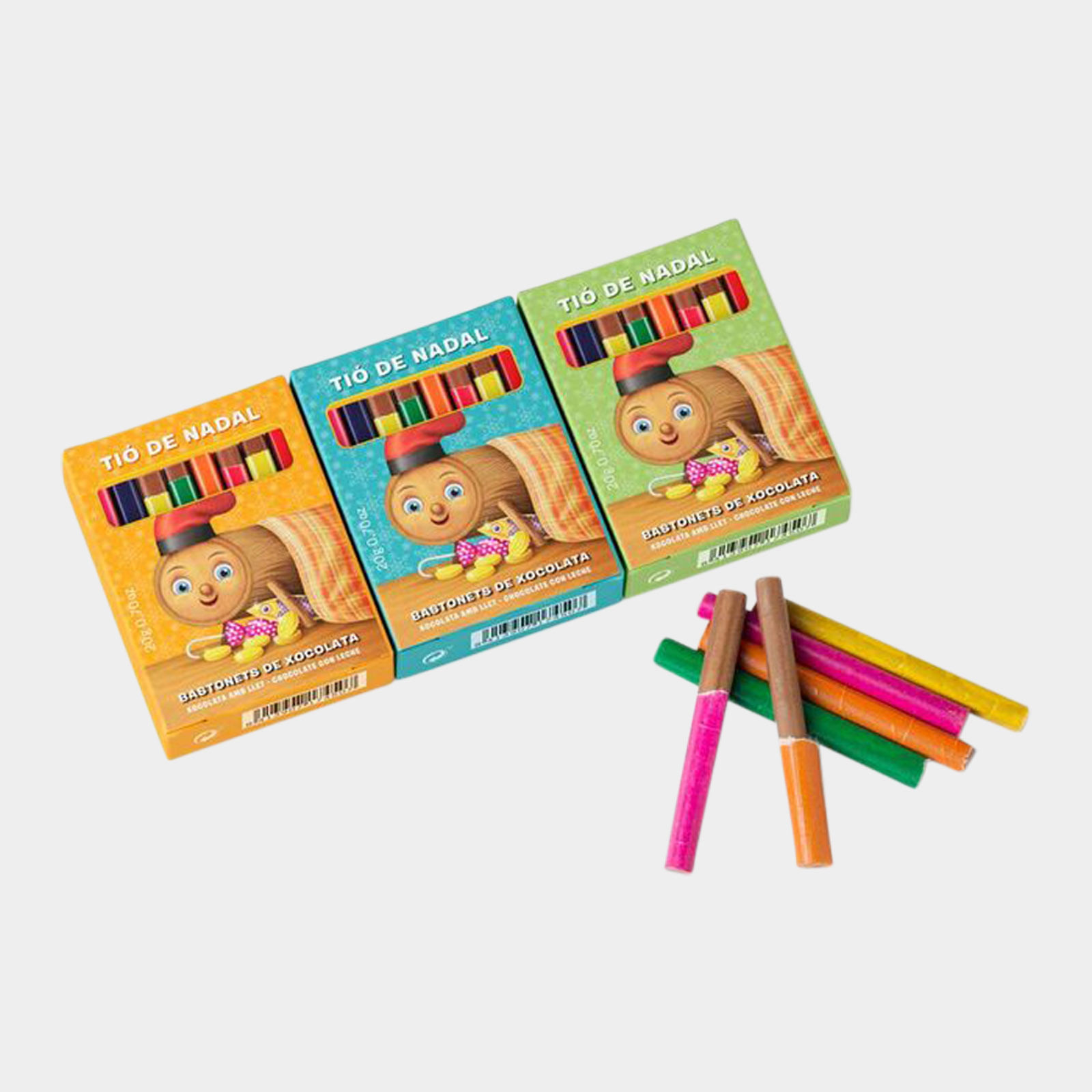 Milk Chocolate Christmas Tió Sticks 60g | Simón Coll