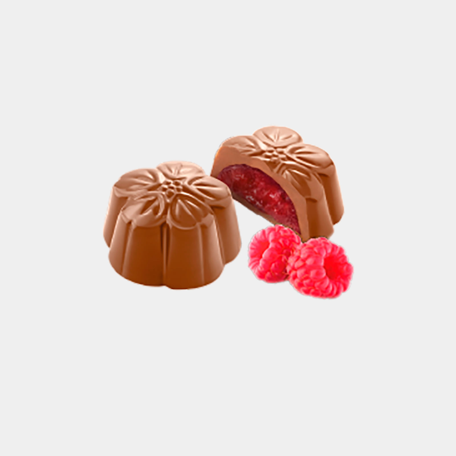 Raspberry Amatller Flower Pralines Tin 72g | Simón Coll