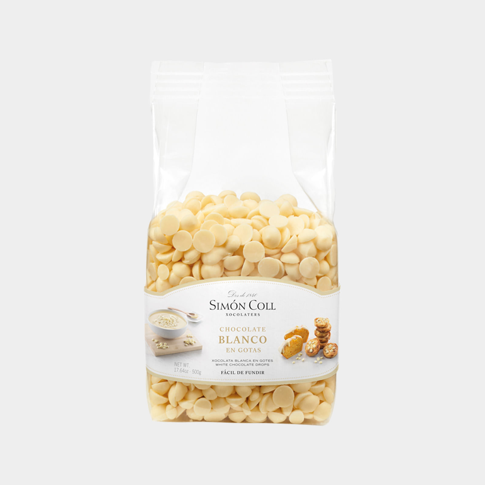 White Chocolate drops 500g | Simón Coll
