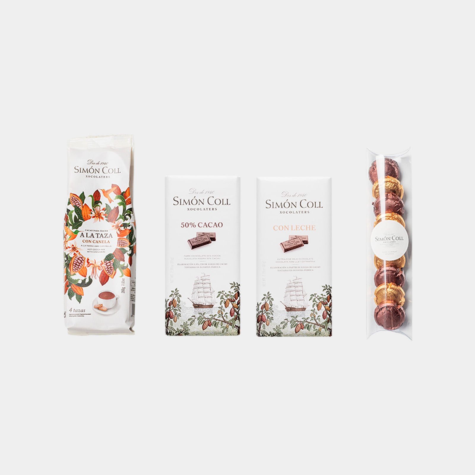 Pack regalo chocolates Clásicos Simón Coll | Simón Coll