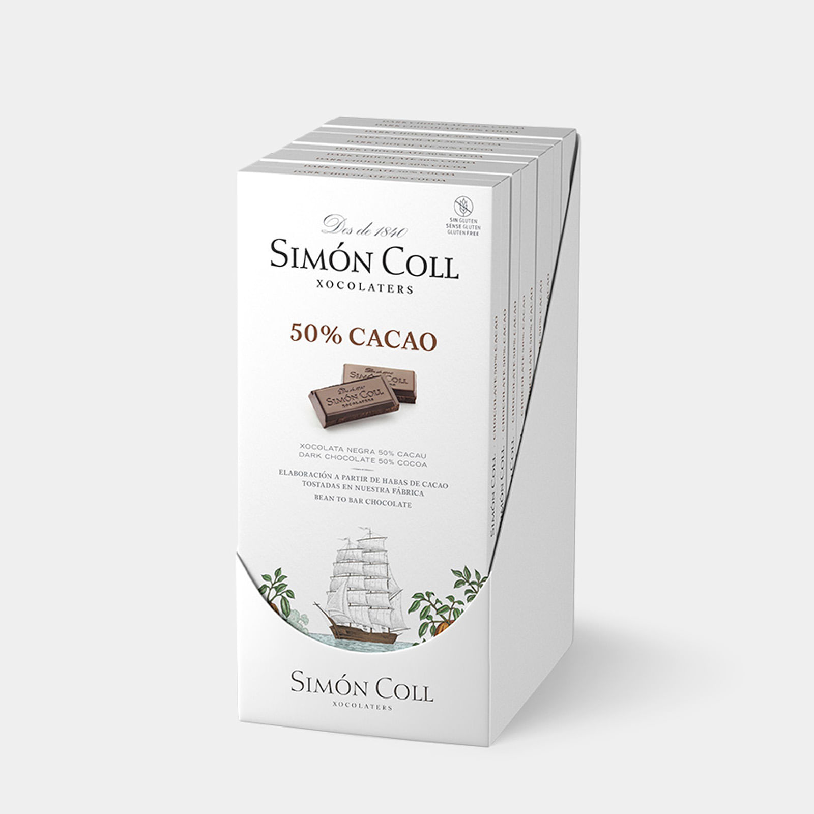Compra Tableta de Chocolate 50% cacao 85g en la tienda online de ...