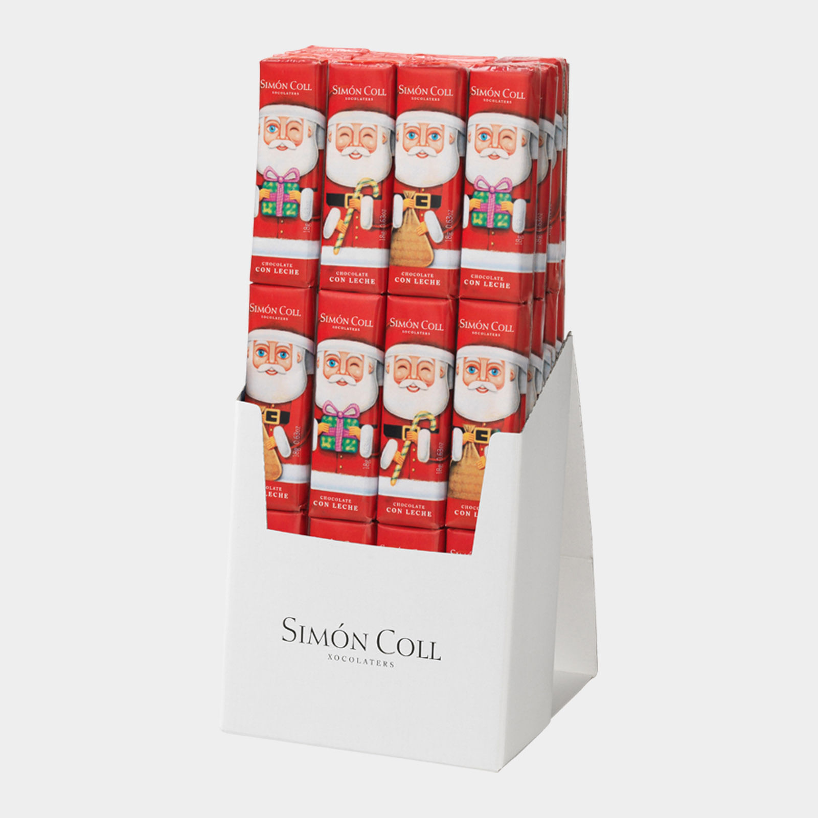 Milk Chocolate Santa Claus 3u x 18g | Simón Coll