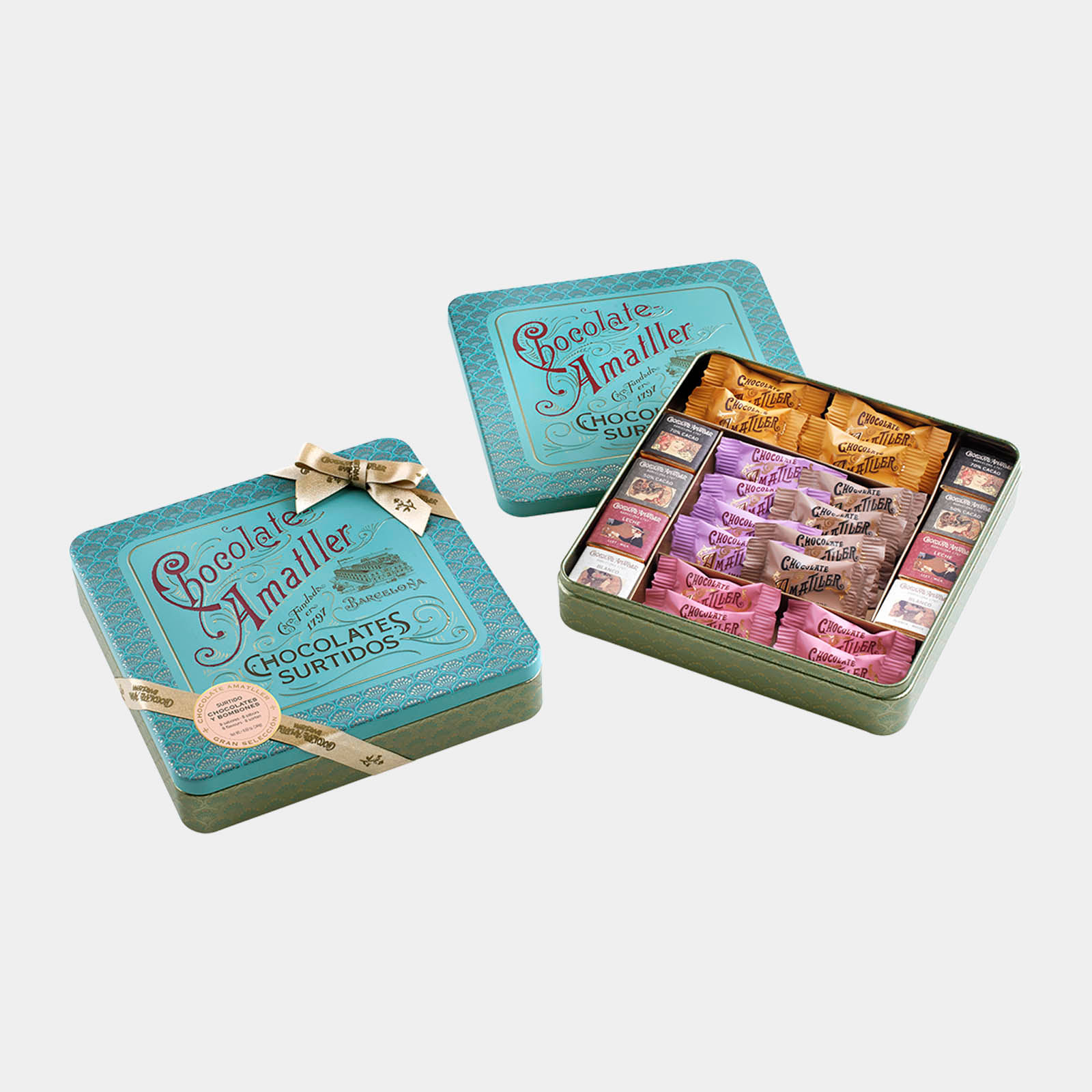 Bombones Chocolate Amatller Gran selección 244g | Simón Coll