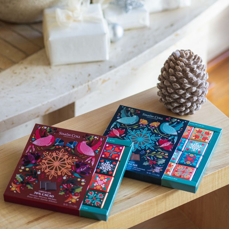 Mini Dark Chocolates 70% cacao Box 60g | Simón Coll