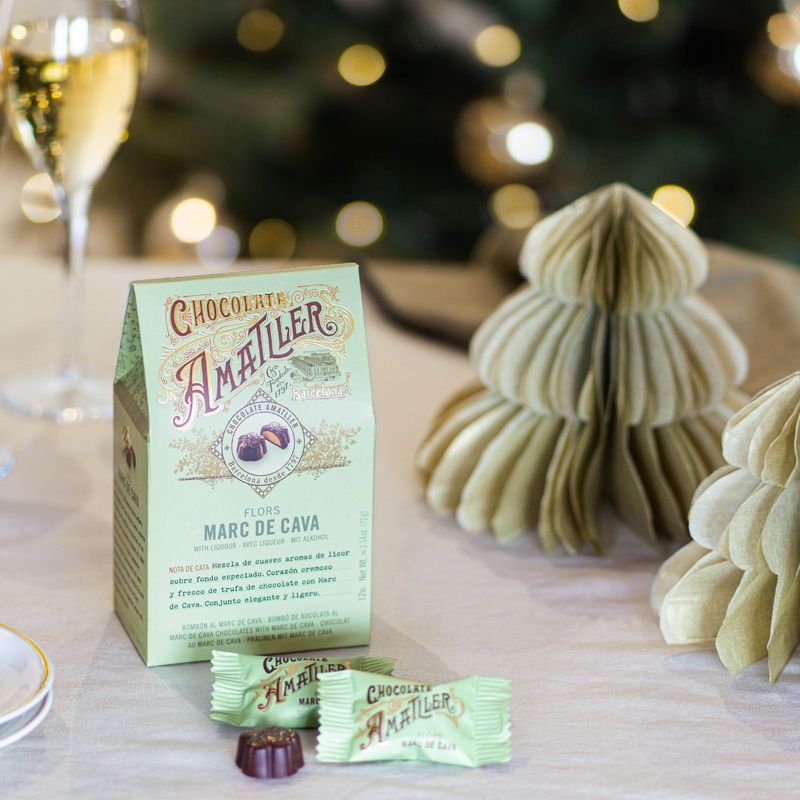 Marc de Cava Amatller Flower Pralines 72g | Simón Coll