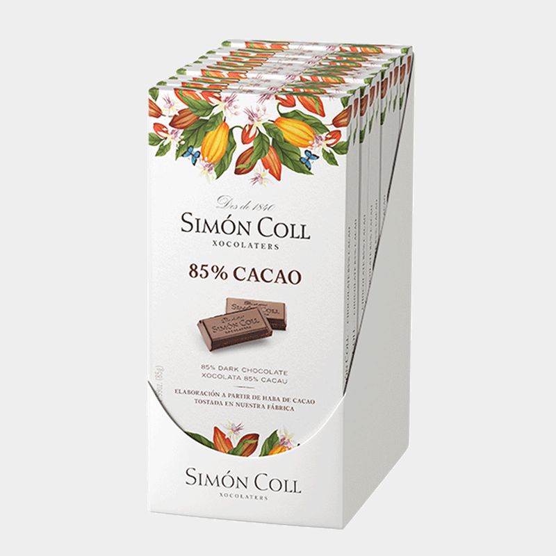 Dark Chocolate Bar 85% cocoa 85g | Simón Coll