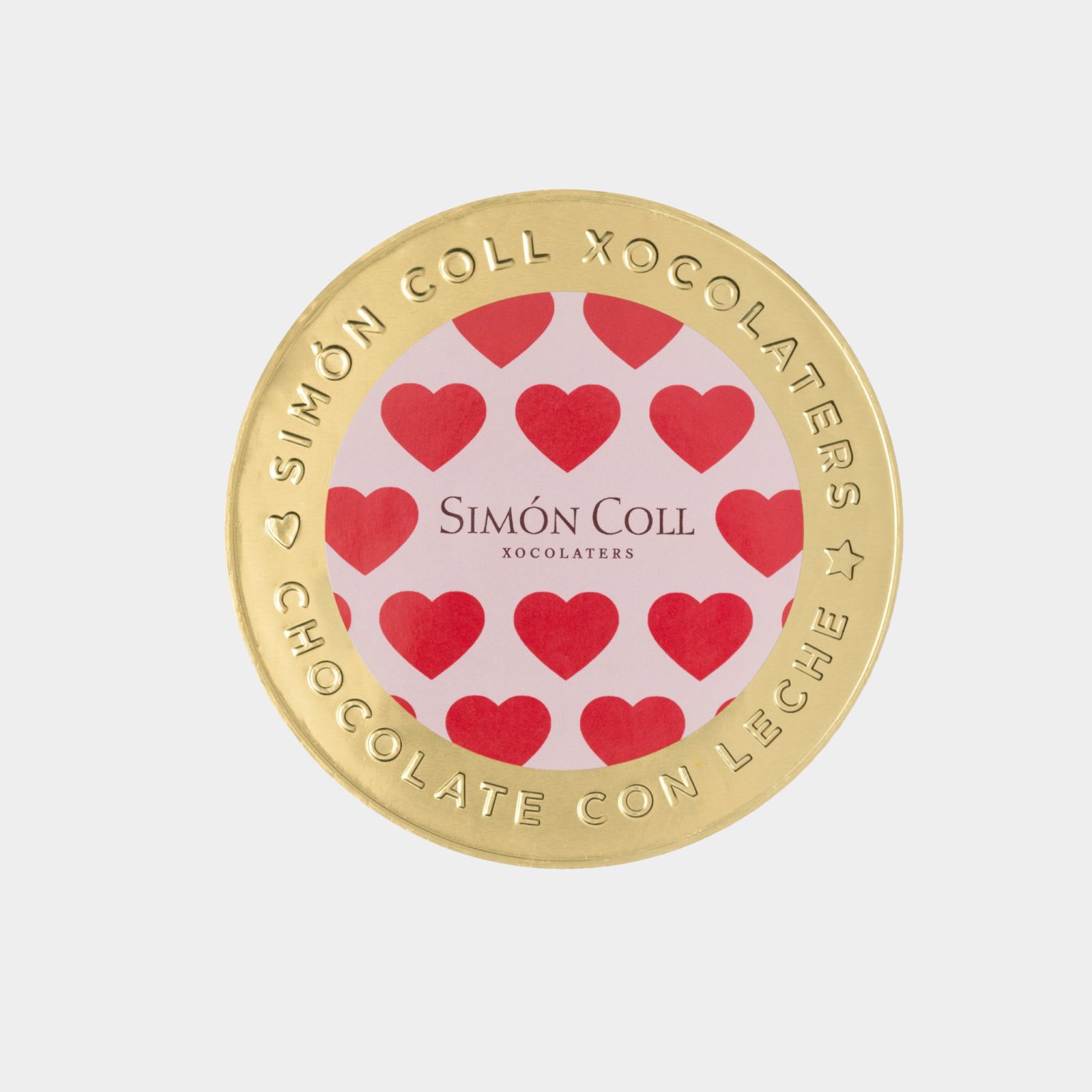 Milk Chocolate Hearts Medallion 60g | Simón Coll