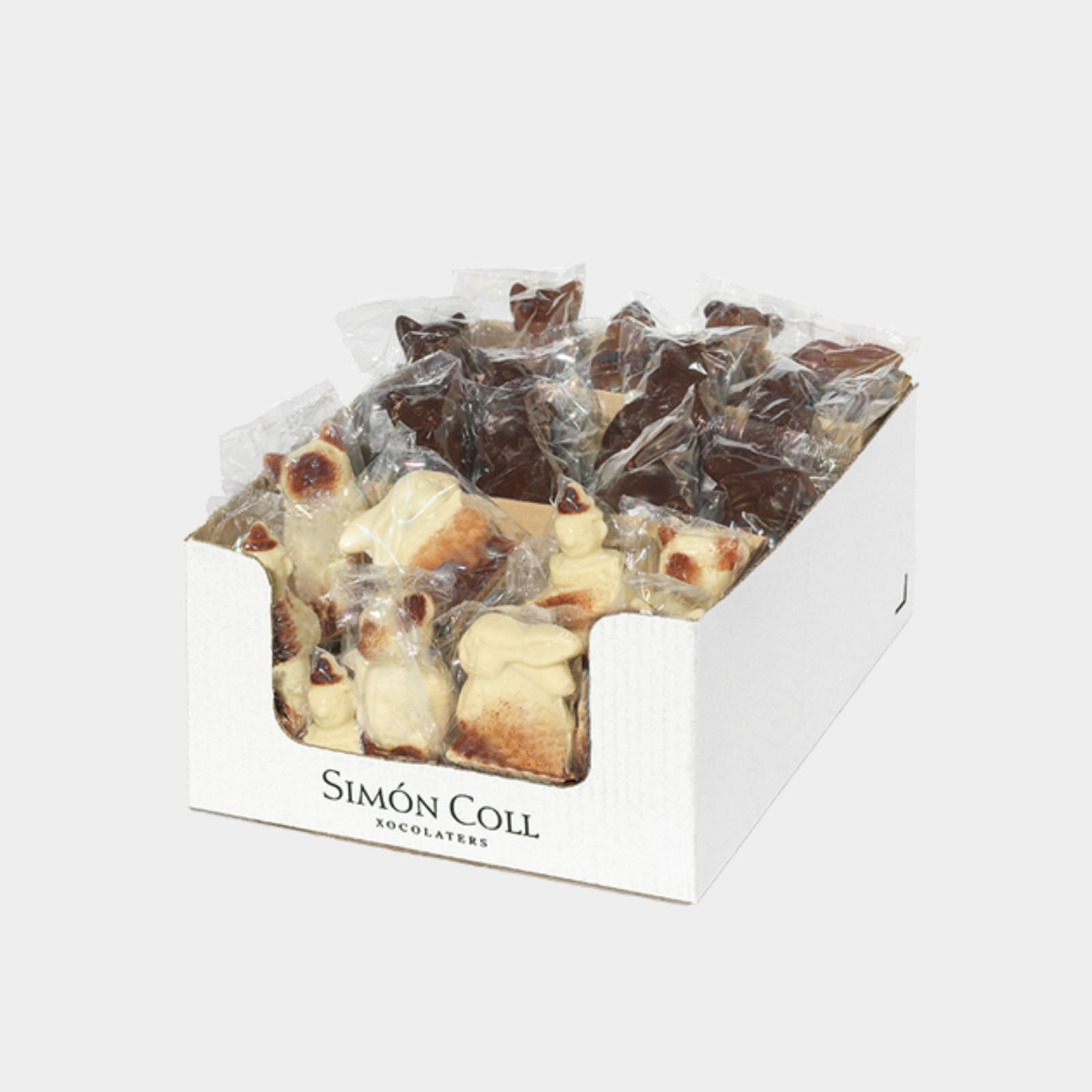 Chocolates assorted figures 30u x 60g | Simón Coll