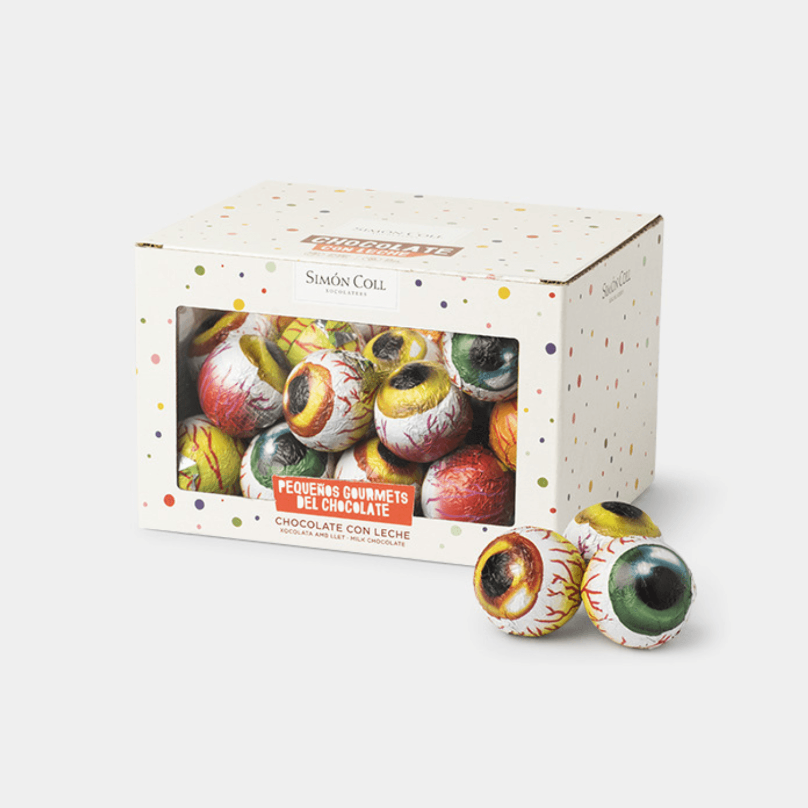 Milk Chocolate Halloween eyes Box 40u x 12g | Simón Coll