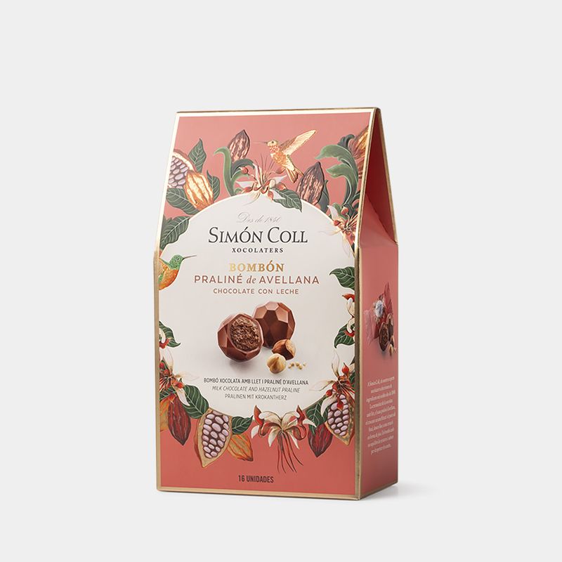 Milk Chocolate with Hazelnut Praline Case 144g | Simón Coll