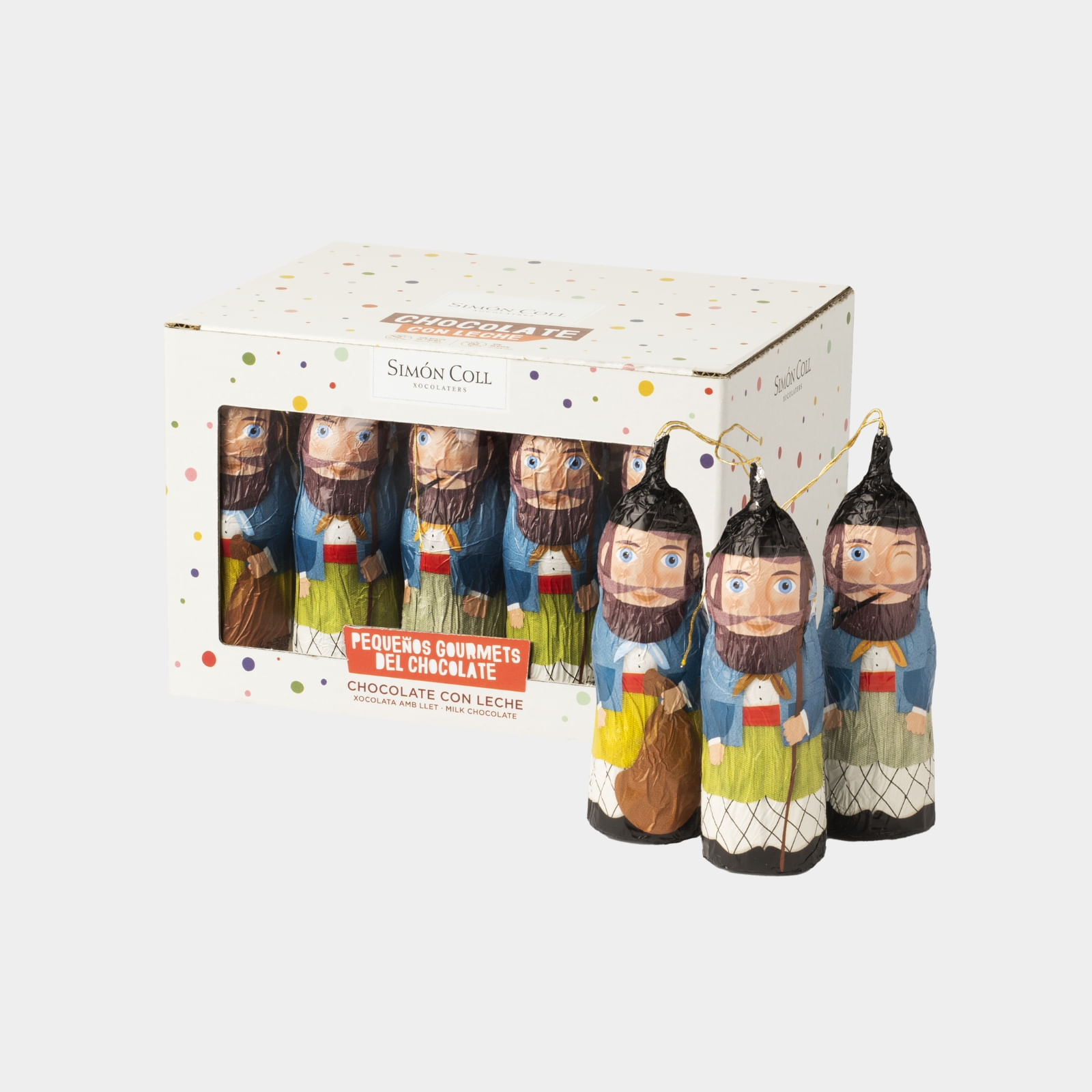 Olentzero Chocolate con leche Caja 20u x 25g | Simón Coll