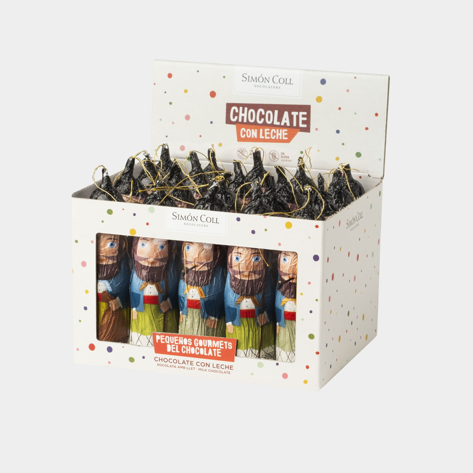 Olentzero Chocolate con leche Caja 20u x 25g | Simón Coll