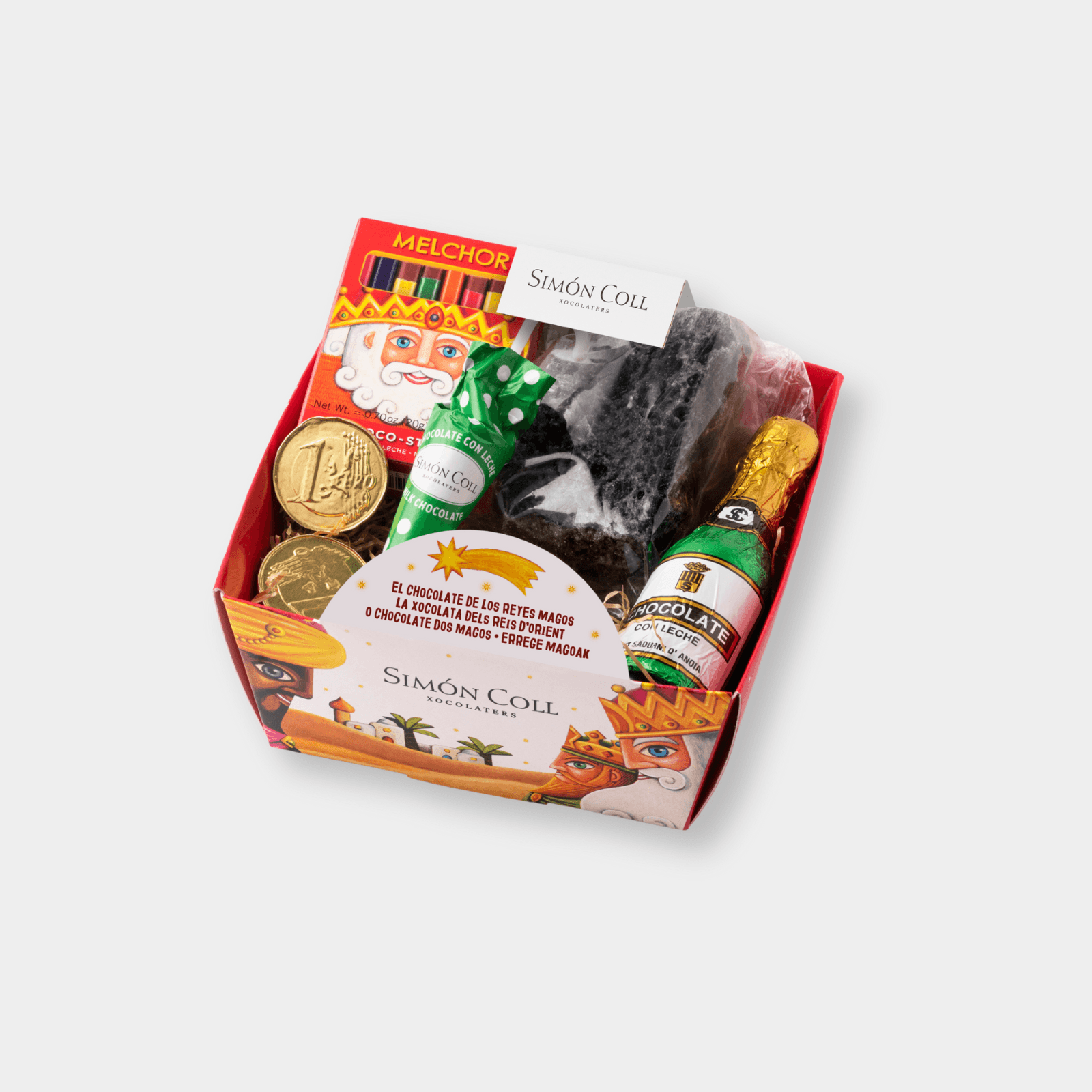 Christmas Milk Chocolate Basket 105g| Simón Coll